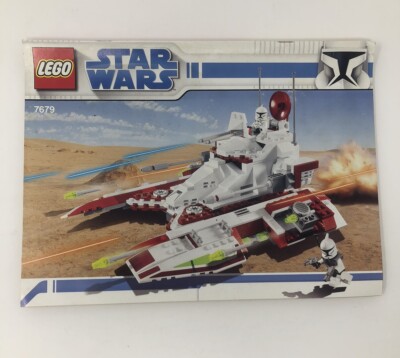 LEGO Star Wars 7679 Republic Fighter Tank - Instruction Manual Booklet ...