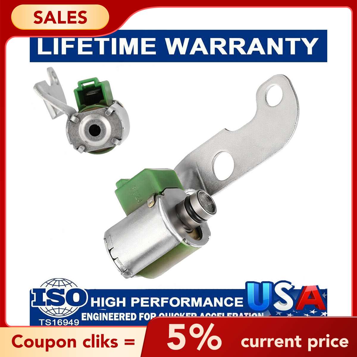 Transmission Shift Solenoid For 2003-06 Toyota Corolla 1.8L Matrix ...