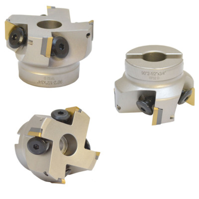2-12 x 3/4 Inch Indexable Face Mill w/ Carbide Shims Use TPG32 Insert ...