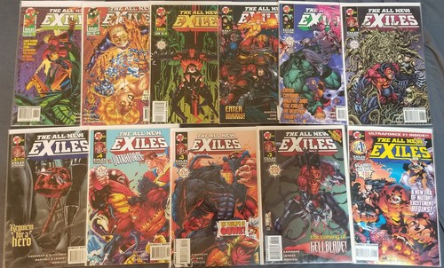 ALL-NEW EXILES 1-11 FULL RUN Juggernaut ULTRAVERSE Marvel OOP - comic ...