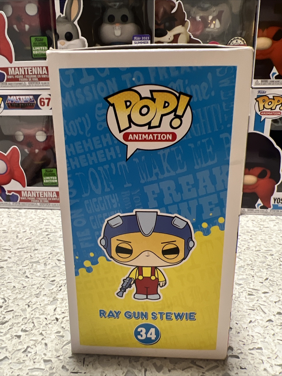 Funko Pop Animation Family Guy #34 Ray Gun Stewie Vaulted Vinyl Figure ...