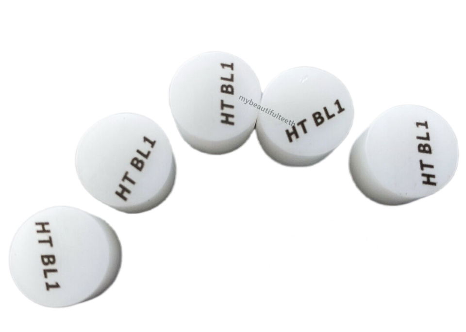 Dental Lab Glass Ceramic Ingot Press Lithium Disilicate Ingots HT 5Pcs ...