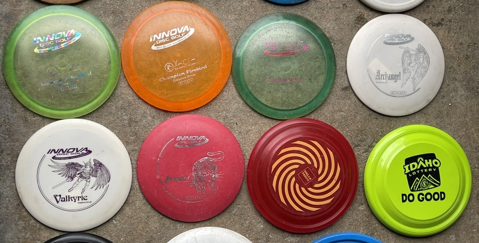 Frisbee Golf Disc Lot 26 Disks Innova Frisbee Brand Aerobie Discraft ...