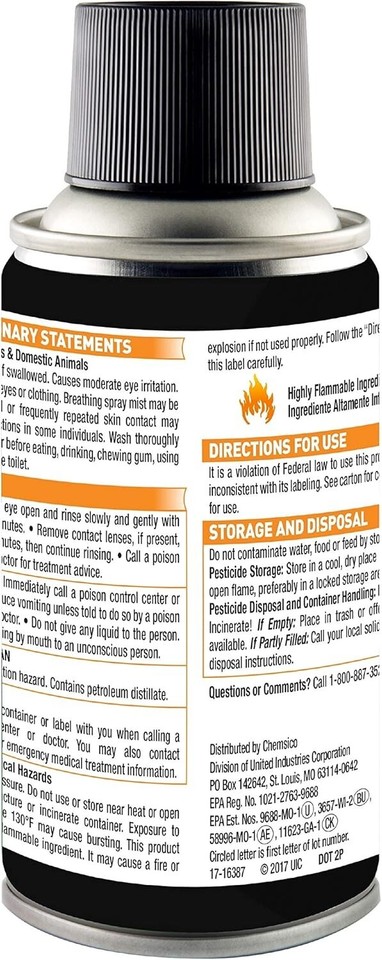 6 Can Fogger Bomb Insect Killer Bug Flies Roach Spider Indoor Bed Kill ...