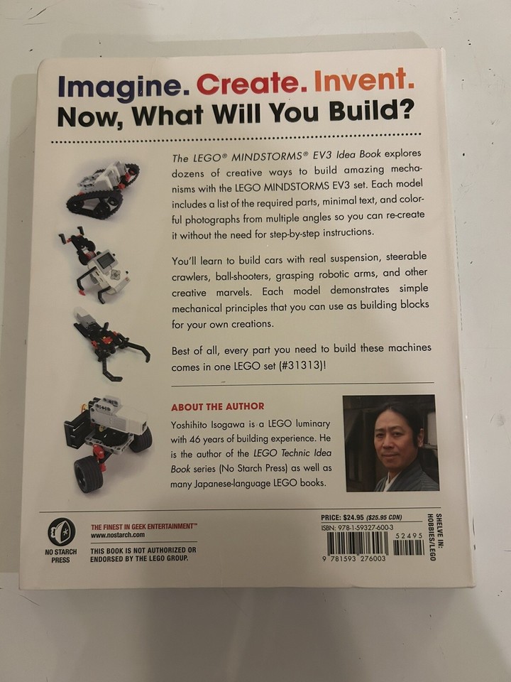 NEW The LEGO MINDSTORMS EV3 Idea Book 181 Simple Machines and Clever ...