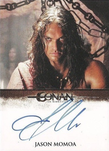 2011 Conan - Jason Momoa - AUTOGRAPH - Aquaman, Game Of Thrones, Fast ...