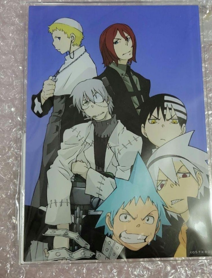 SOUL EATER Acrylic Panel Black Star Kid Evans Death Scythes Stein ...