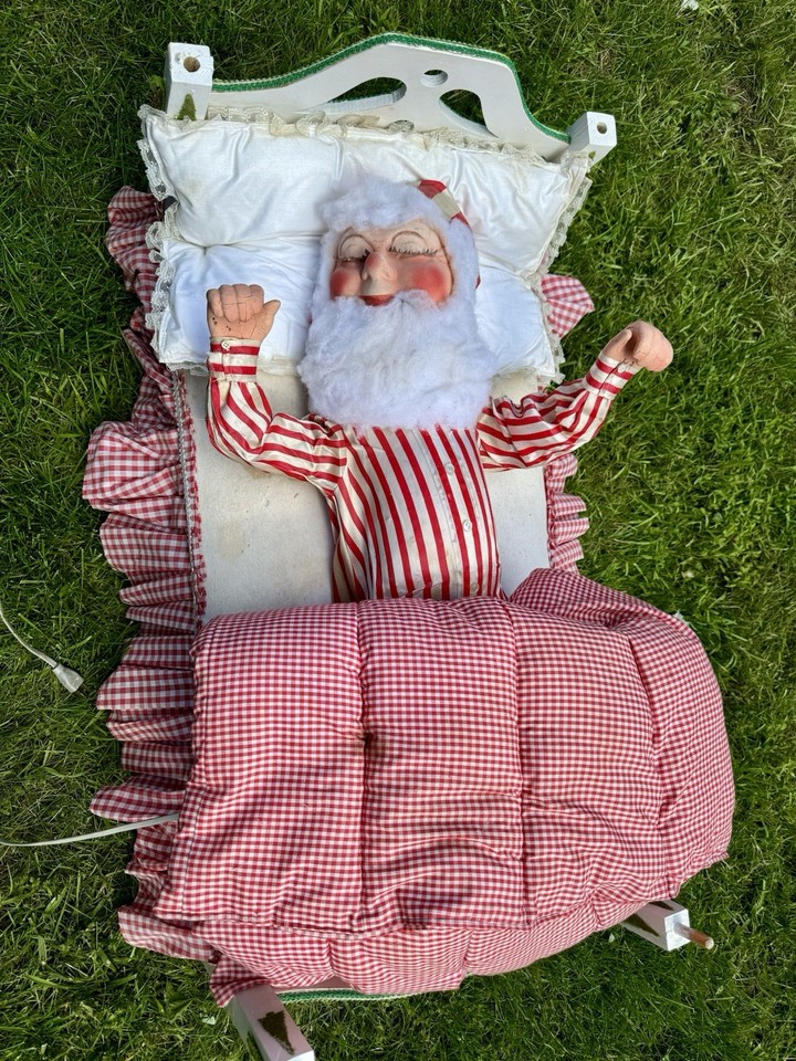 Vintage Hamberger Display Santa Claus Store Display Christmas ...