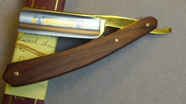 NOS 7/8 Bartmann (Wacker Ground} Straight Razor w/Macassar Ebony | eBay