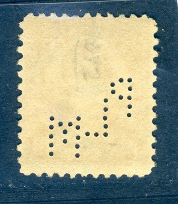 US Perfins, PLM, P126, rated D+ | eBay