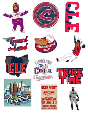MLB Cleveland Guardians Stickers | eBay
