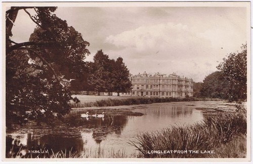 Postcard RPPC Longleat From The Lake Wiltshire England UK | eBay