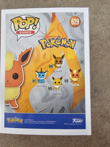 Funko Pop! Pokemon - Flareon #629 Vinyl Figure | eBay