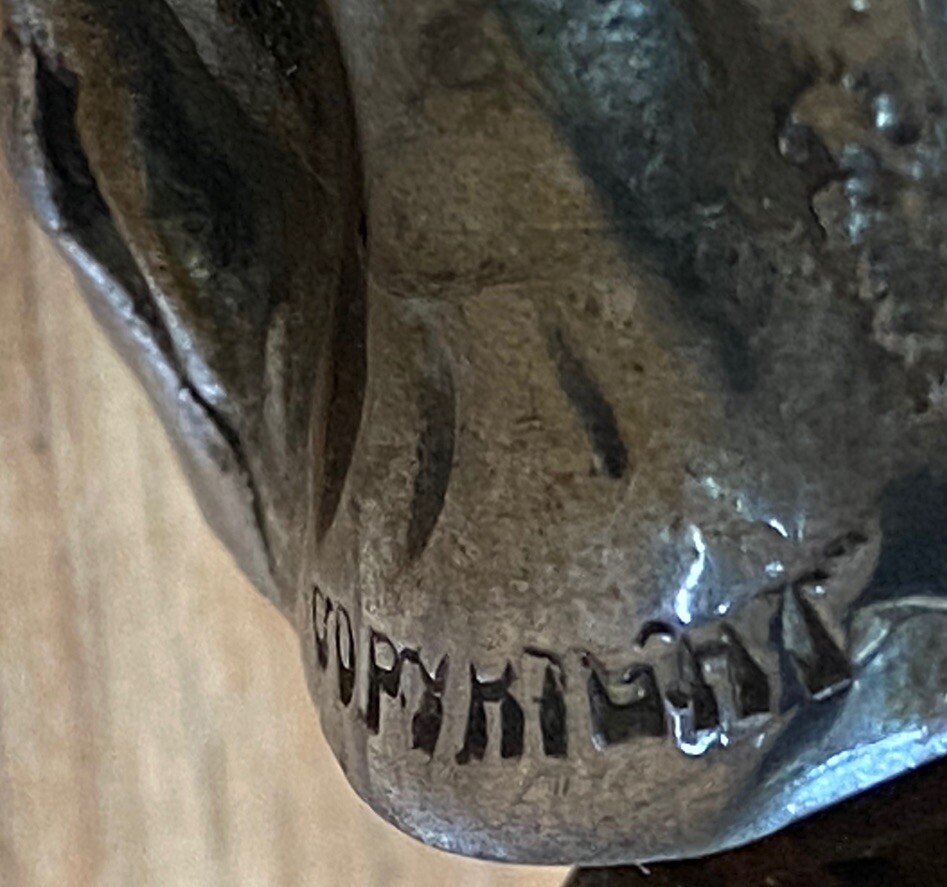 VINTAGE 1930s DESMO STYLE RACING GREYHOUND CAR RADIATOR CAP MASCOT DOG ...