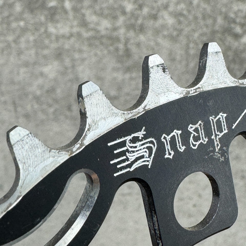 SNAP Chainring 39 Tooth Black 110 BCD Old School BMX 39t Alloy ...