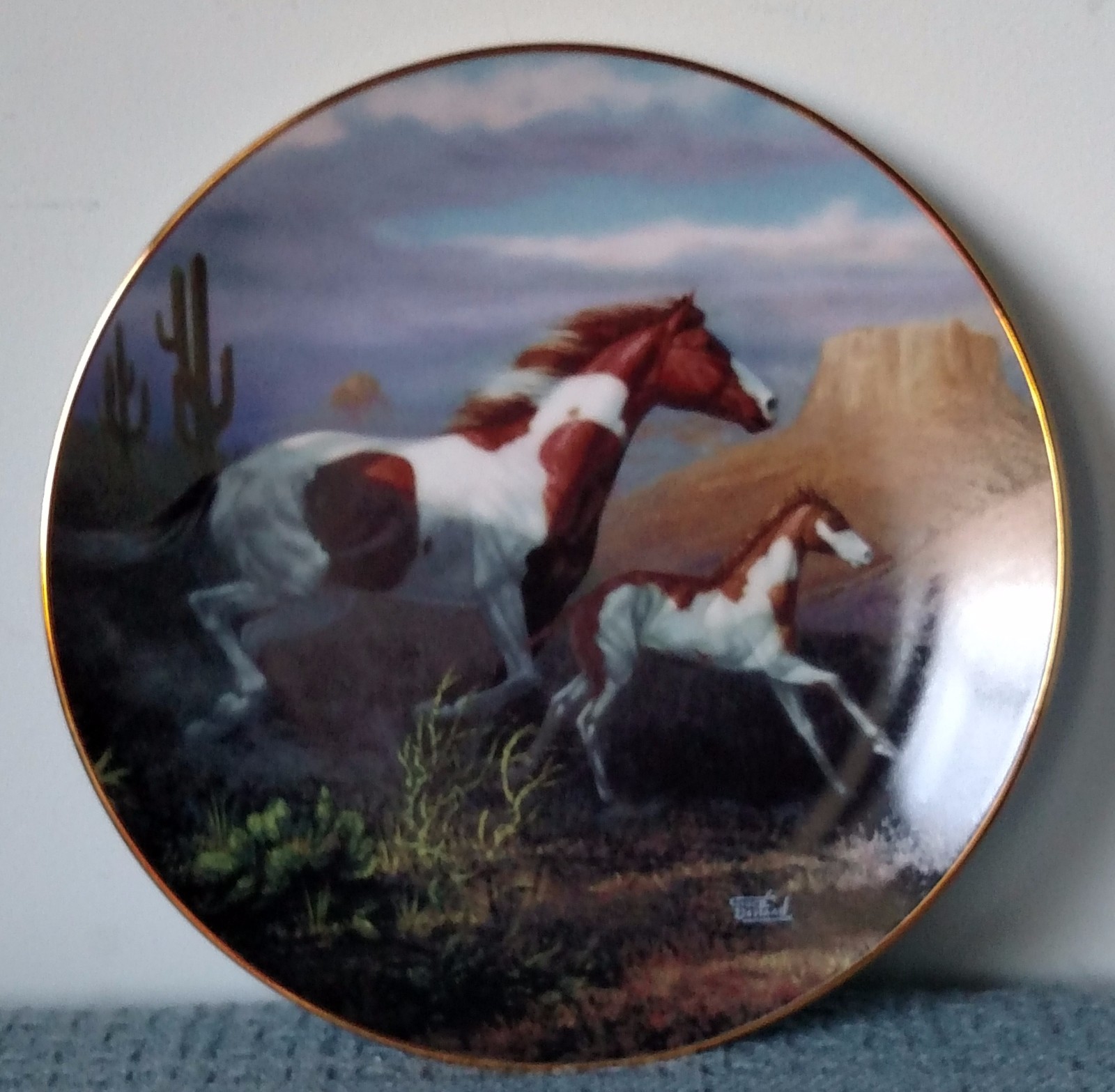 Hamilton Collection ~ “Unbridled Spirit” ~ 8¼" COLLECTORS PLATES ~ Buy ...