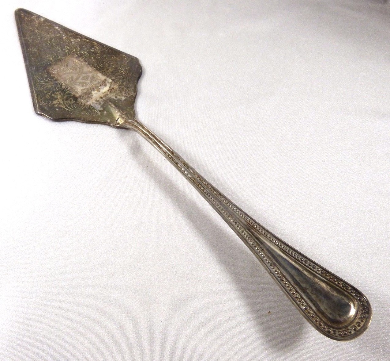 Vintage Large Silver Plated Italy food pie cake server | eBay