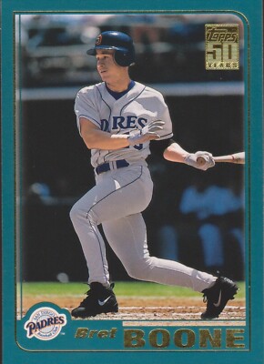 2001 Topps #225 Bret Boone San Diego Padres Baseball Card | eBay