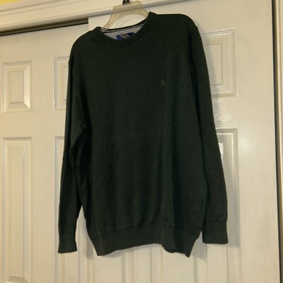Men’s Benetti Signature Cashmere Touch Size XXL Sweater - Green, Made ...