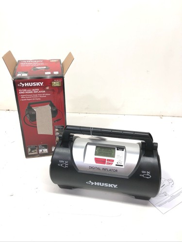 Husky 12/120V Corded Electric Auto And Home Inflator New | eBay