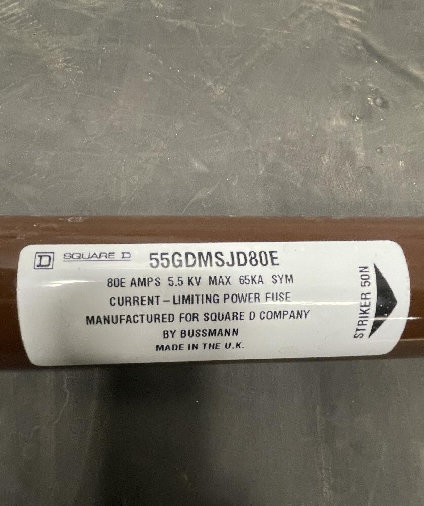 55GDMSJD80E Square D/Bussman 5.5 KV Fuse | eBay