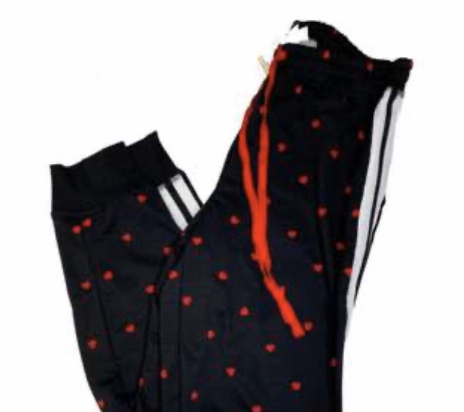 NWT LuLaRoe Love Stories Valentine’s Day Black Red Heart Jax Joggers ...
