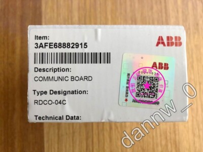 NEW IN BOX ABB RDCO-04C OPTION/SP KIT 3AFE68882915 By Fedex or DHL | eBay