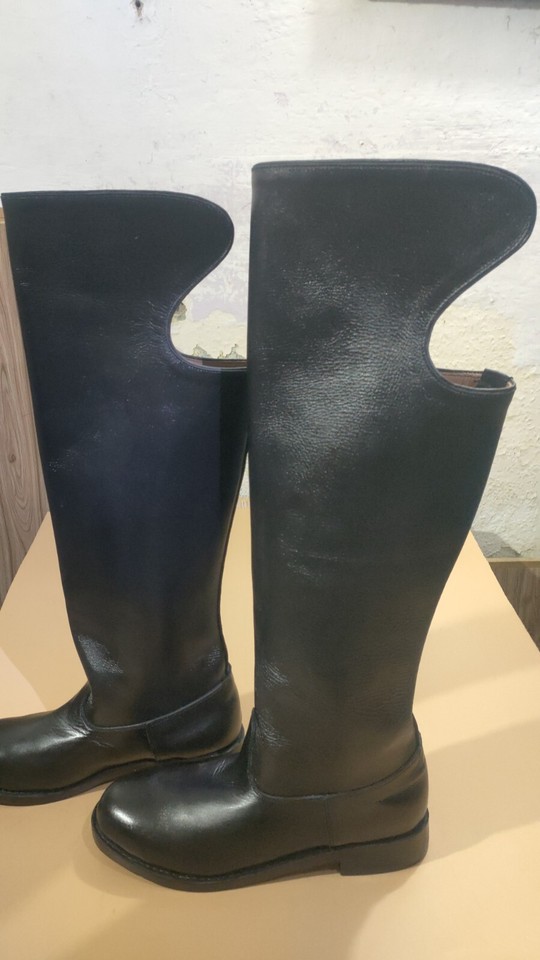 CIVIL WAR DRAGOON BOOTS GENUINE LEATHER UPPER LEATHER LINING SIZES 5-14 ...