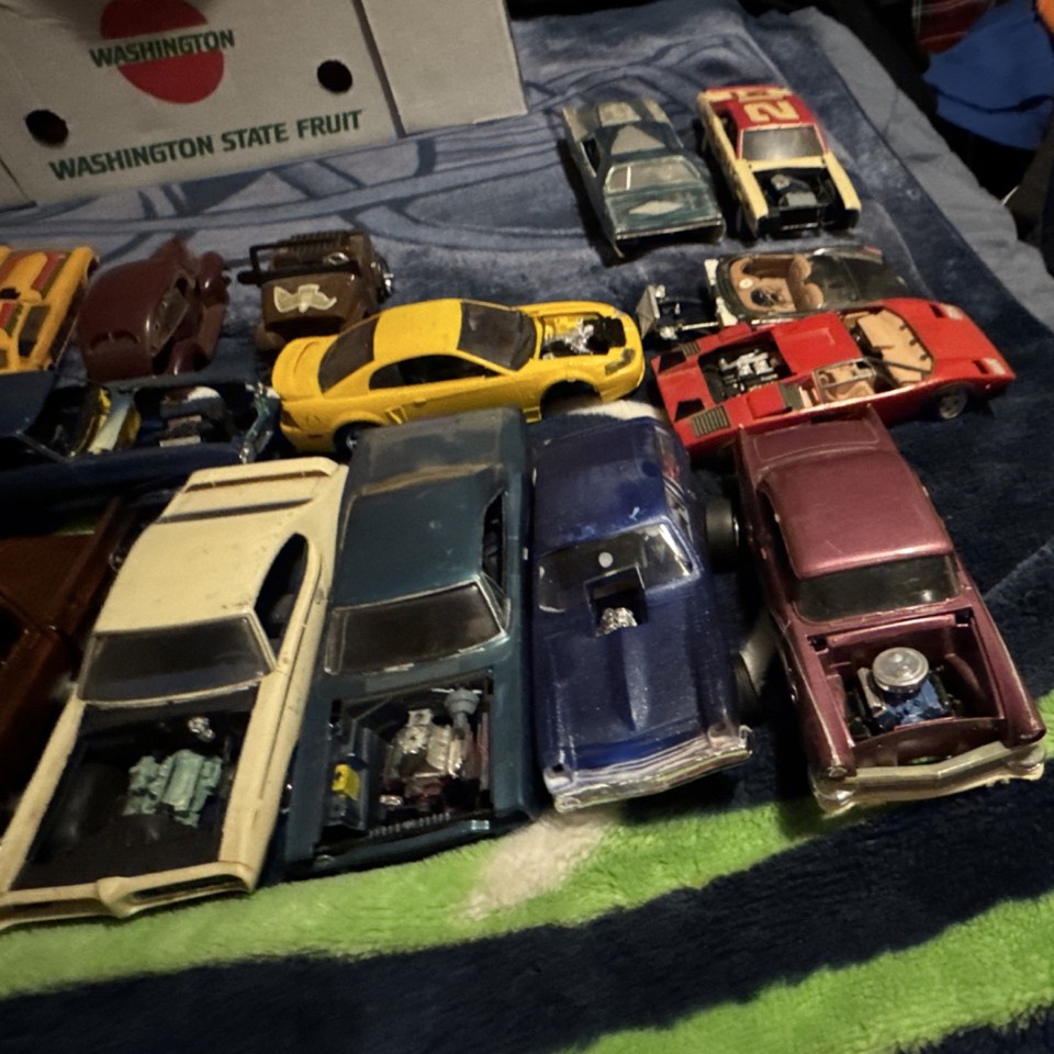 Lot of Pre-built Automotive Car Model Kits Multicolor Plastic Ready to ...