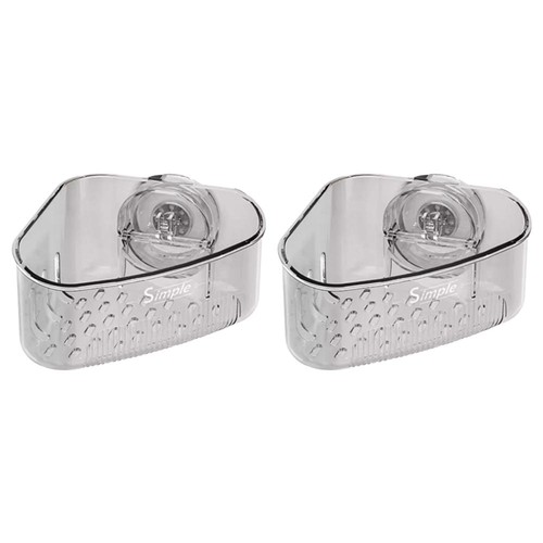 Suction Cup Sink Corner Storage Rack Multifunctional Storage Rack Wall ...