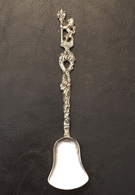 Vintage Ornate Silver Plate Italy Shovel Caddy Spoon | eBay Australia
