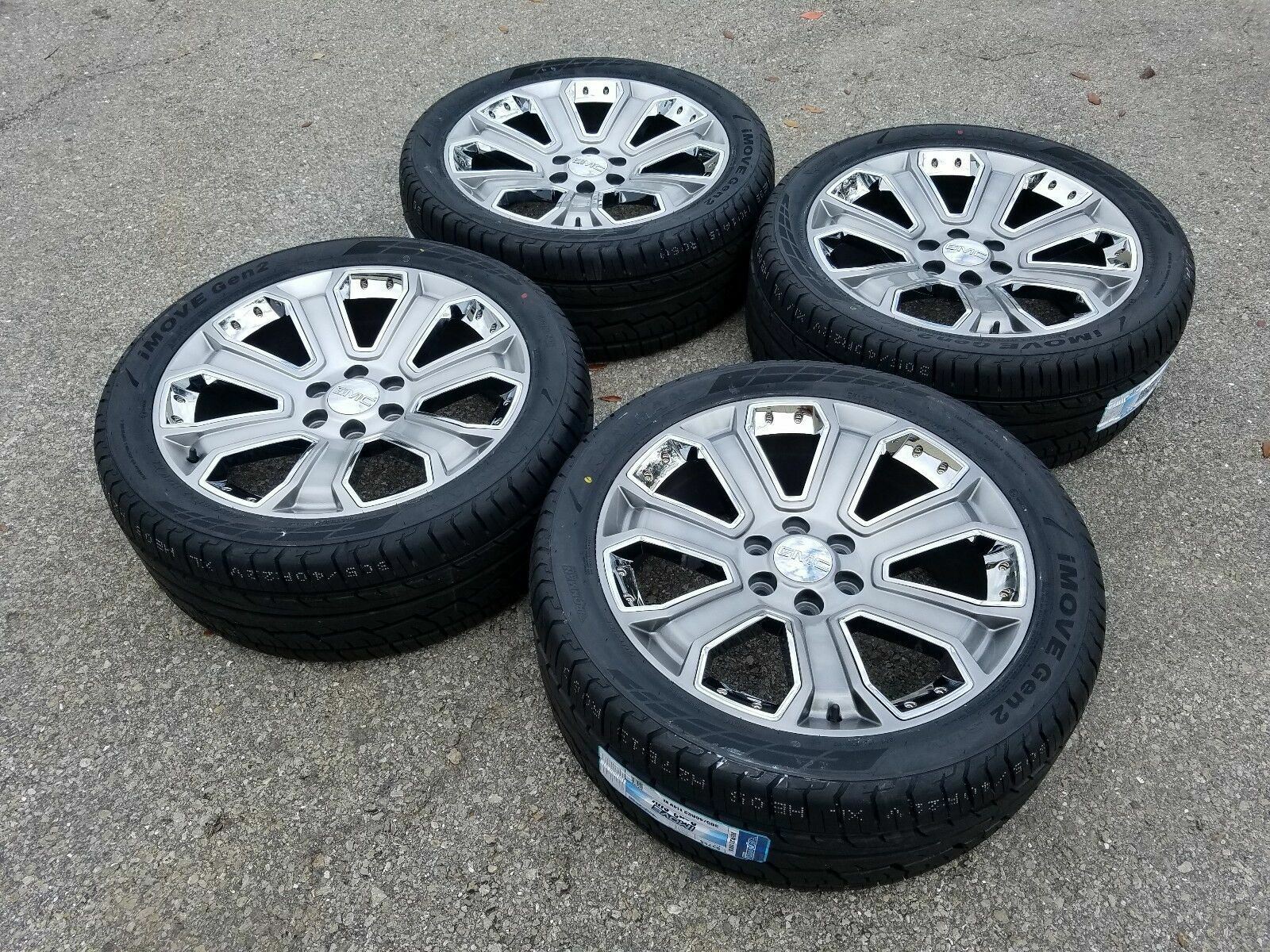 22" GMC Yukon Denali Wheels Rims Tires CK190 2018 2017 2016 2015 2014 ...