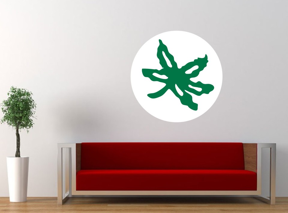 Ohio State Buckeyes Leaf Vinyl Sticker Decal **MANY SIZES ...