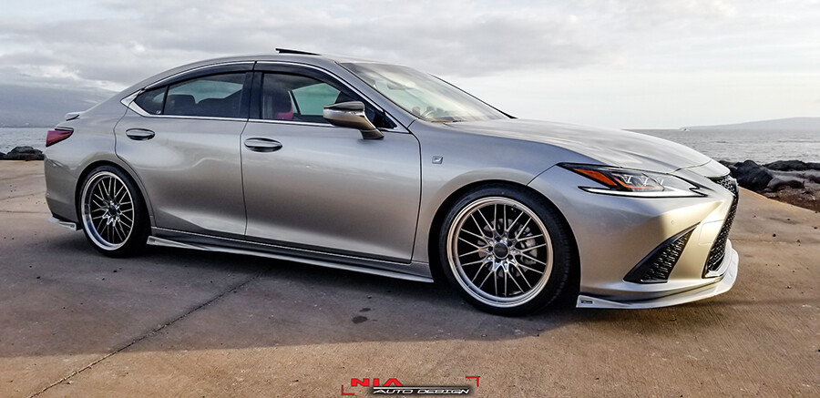 Lexus ES 300 350 Side splitter lip body kit Side Skirt aero kit painted ...