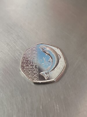 2023 King Charles III Atlantic Salmon 50p Coin LOWEST MINTAGE | eBay UK
