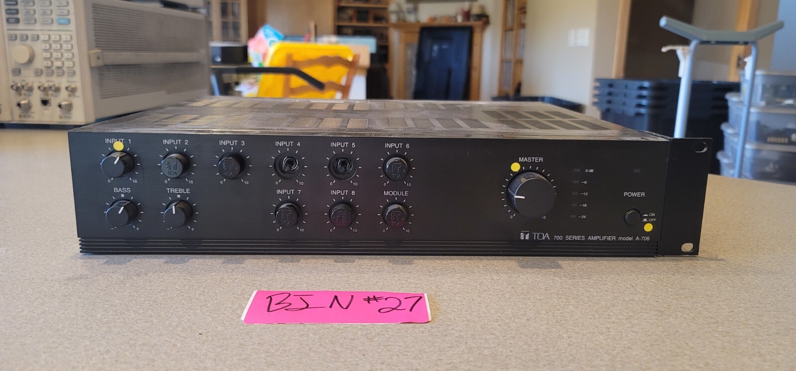 TOA 700 Series AMPLIFIER Model A-706 audio amp pa | eBay