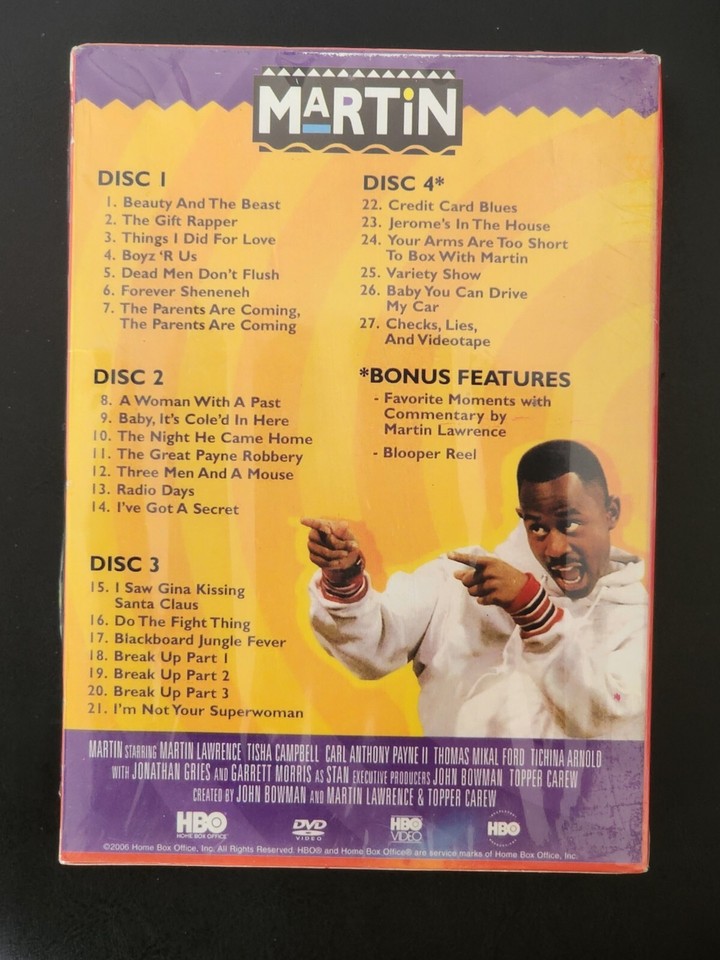 Martin: The Complete Third Seasons - Disc 1-4 & Bonus Bloopers, Meet ...