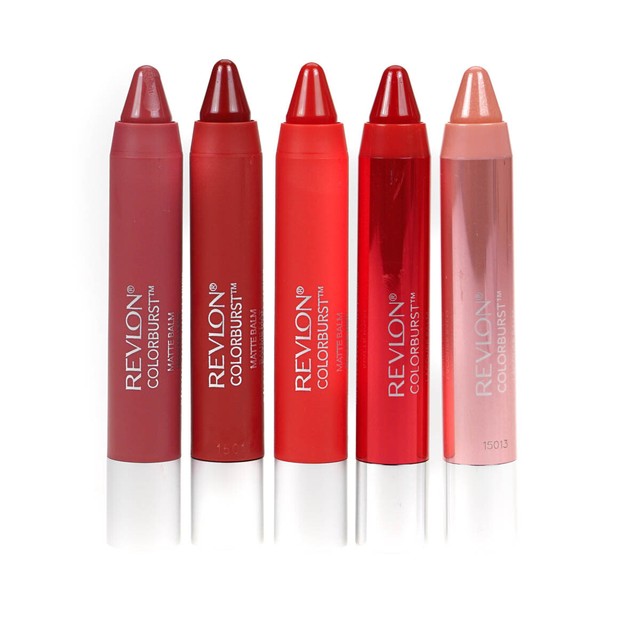 Revlon 5 Colorburst Crayon Collection Moisture Rich Matte Lacquer Lip ...