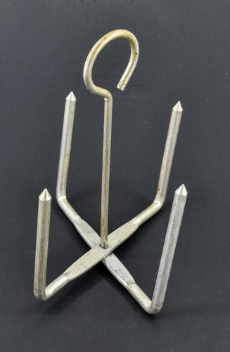 Vintage Aluminum 4 Prong Folding Baked Potato Spikes Oven Rack Taiwan ...