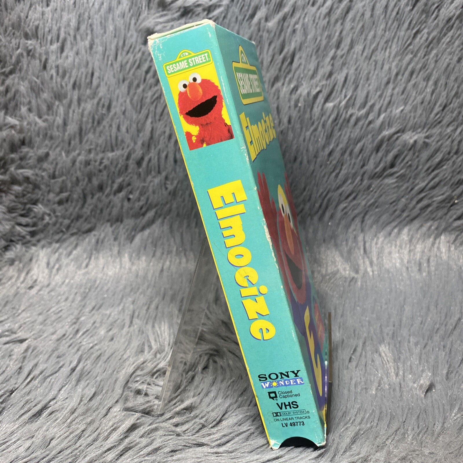 Elmocize VHS 1996 Elmo Kids Video Sesame Street Exercise Workout RARE ...
