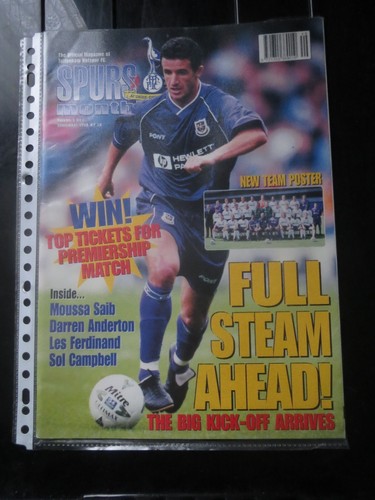 Tottenham - Complete Set Spurs Monthly 1998/99 Volume 5 Issues 1 - 12 ...