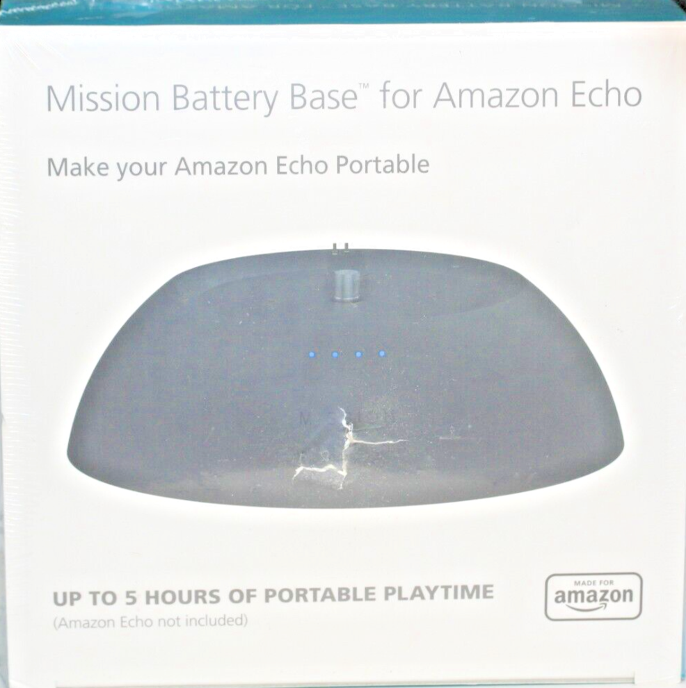 Mission Battery Base For Amazon Echo Dot (Black) for sale online | eBay