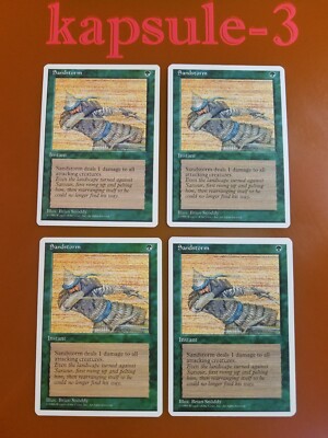 4x Sandstorm | 4th Edition | MTG Magic The Gathering Cards | eBay