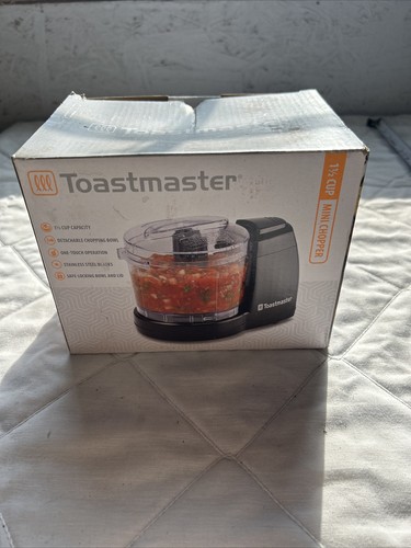 Toastmaster 1.5 Cup Mini Small Electric Food Chopper Processor with ...