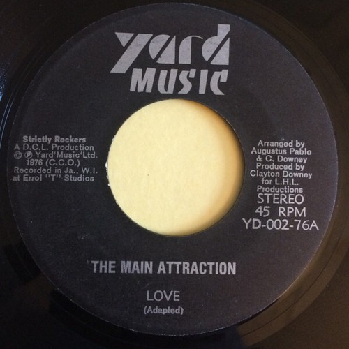 Main Attraction (7) / Augustus Pablo - Love / The Rizzla Special (7 ...