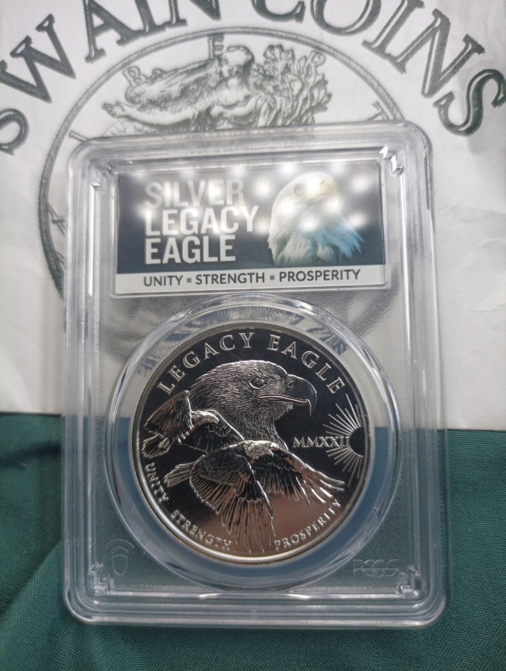 2022 Cook Islands $1 Legacy Eagle PCGS MS70 First Strike E172 | eBay