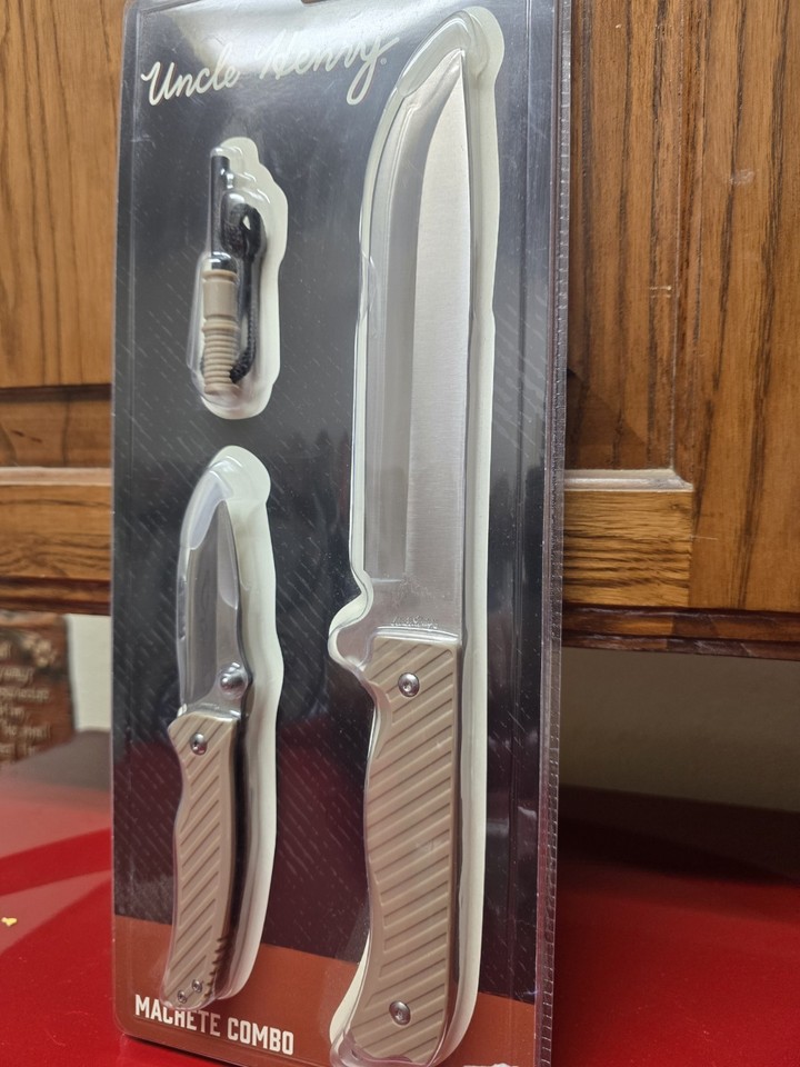 New, Sealed Uncle Henry Machete Combo Package, see pictures for details ...