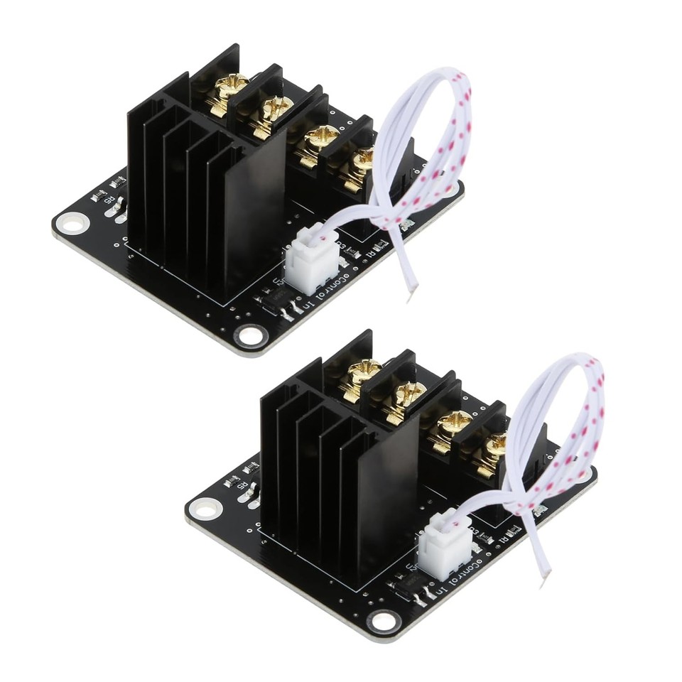 2 Pack 25A MOSFET Heat Bed Power Expansion Module for 3D Printer ...