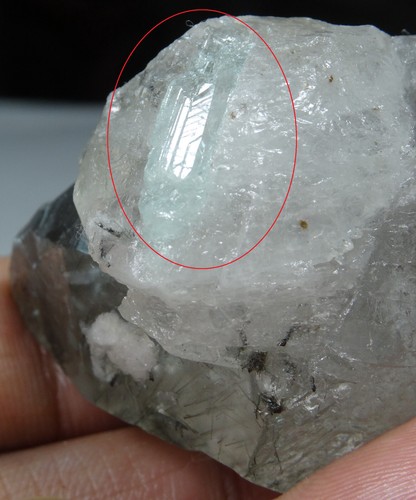 292 CARATS NATURAL AQUAMARINE var BERYL QUARTZ CRYSTAL FROM PAKISTAN ...
