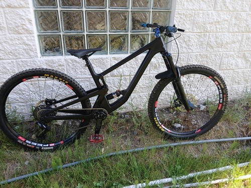 Carbon 150mm VPP trail bike size large matte black | eBay